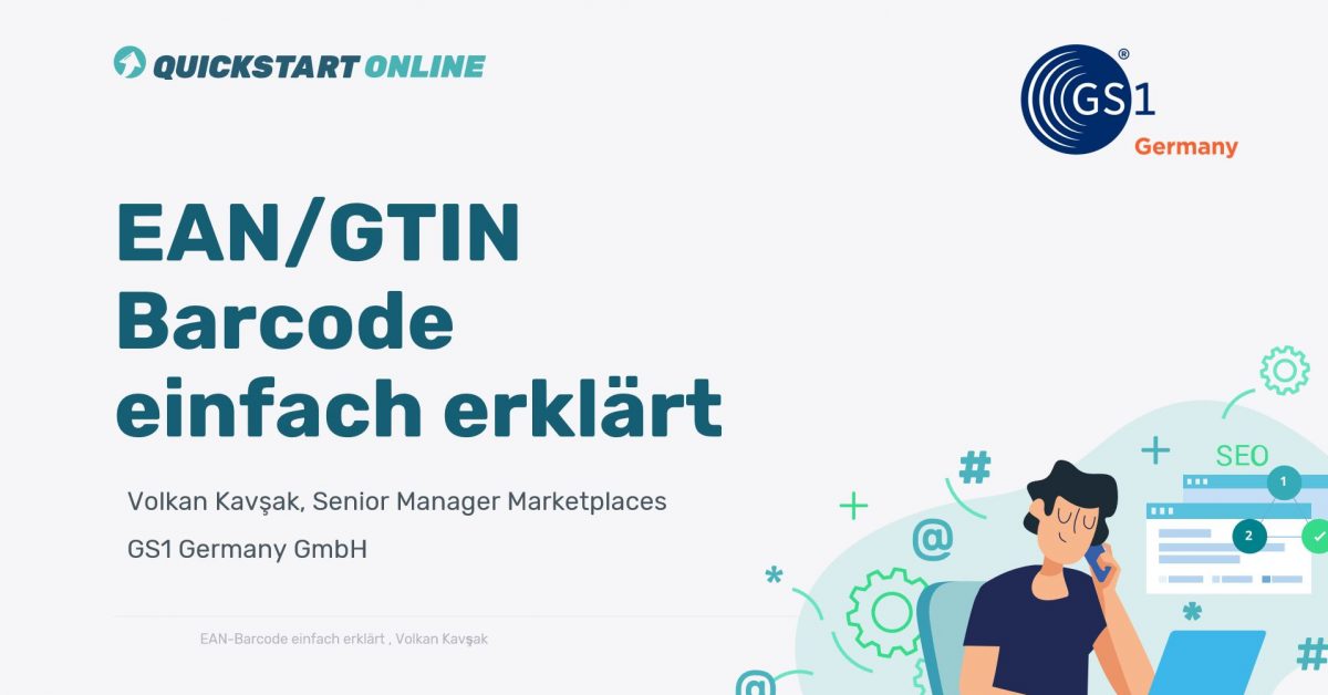 EAN/GTIN Barcodes einfach erklärt - Quickstart Online
